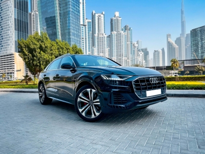 Rent Audi Q8 2023 Car in Dubai at AED 1000/day & AED 16500/month OCD-26443