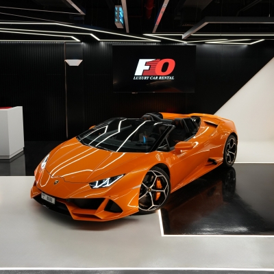 Kira Lamborghini Huracan Evo Spyder 2024 arabada Dubai at AED 3400/gün ...