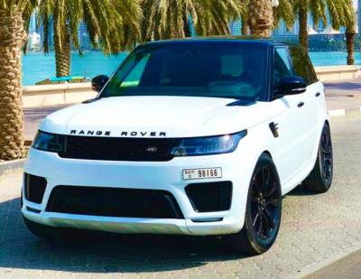 Rent Land Rover Range Rover Sport Supercharged V8 2020 Car in Dubai at ...