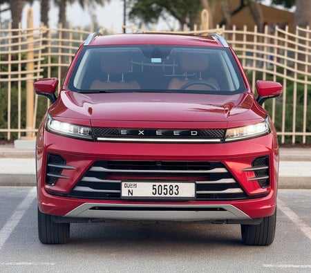 Red Exeed car rental price list in Dubai, UAE | Red Exeed LX – 2 Car Offers