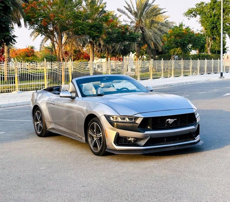 Ford Mustang Convertible car rental price list in Dubai, UAE