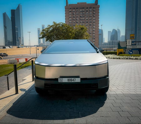 Tesla Cybertruck 2024 car rental price list in Dubai, UAE